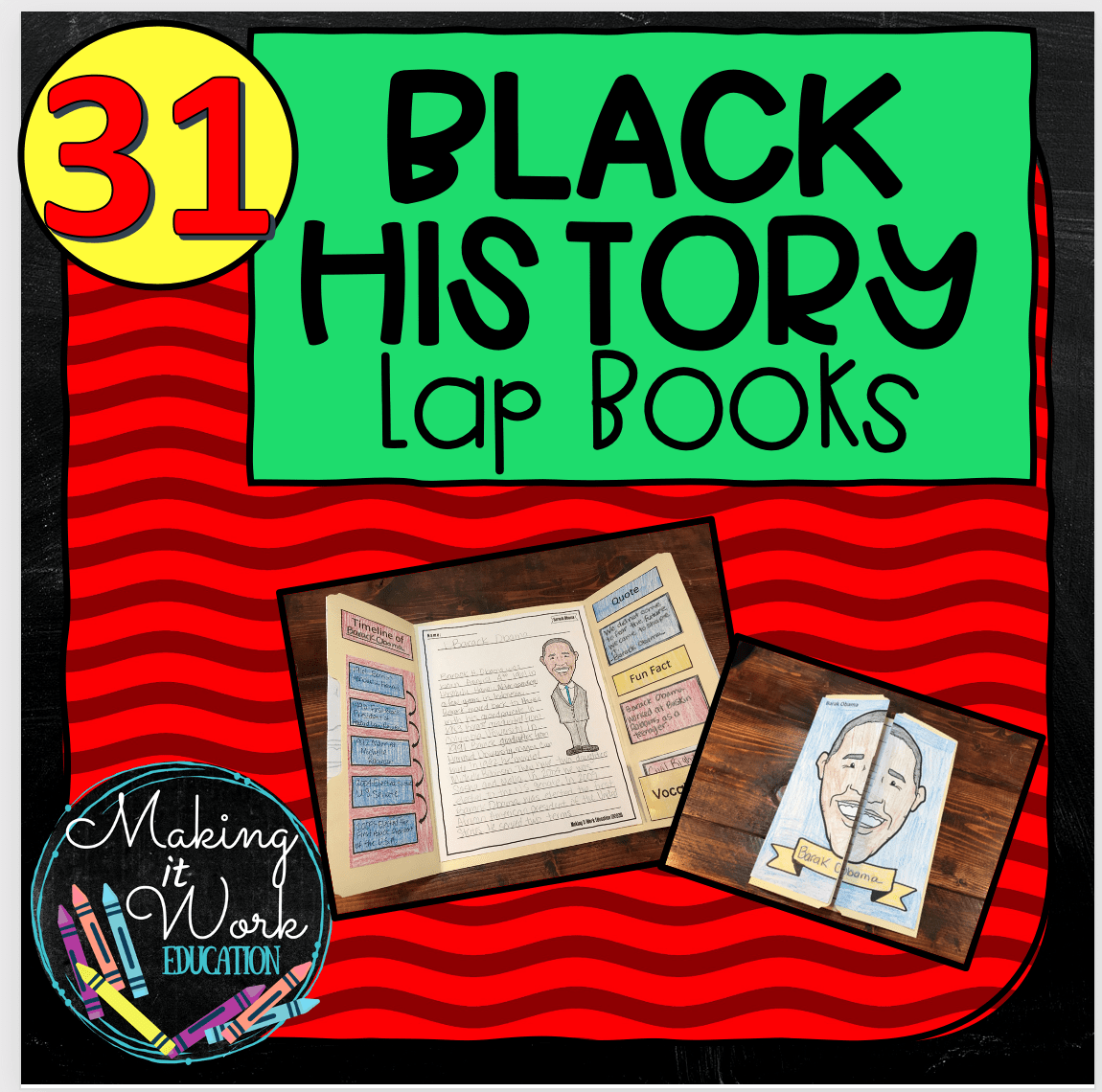 Black History Lapbooks - Making It Work Education